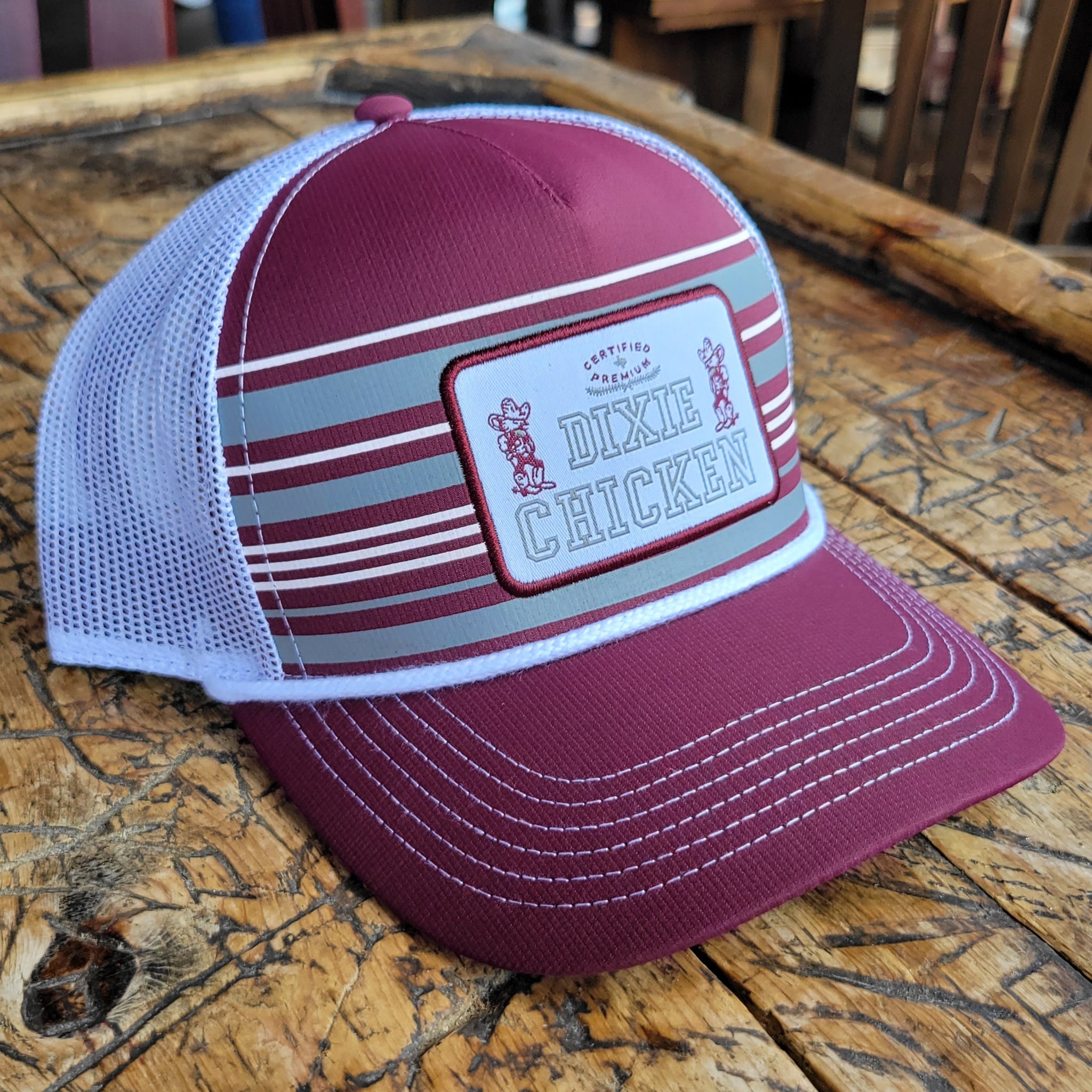 Certified Premium Stripe Hat – Bottle Cap Alley Trading
