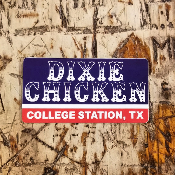 Dixie Chicken Sticker – Bottle Cap Alley Trading